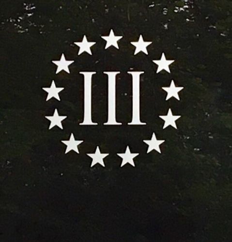 Find 6"x6" 3 Percenter Vinyl Decal Sticker - 2nd Amendment - Molon Labe ...