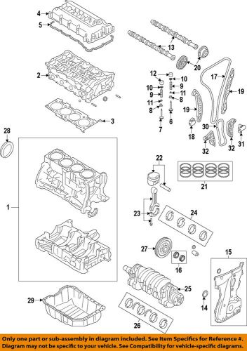 Find MITSUBISHI OEM 08-15 Lancer-Engine Crankshaft Main Bearing ...