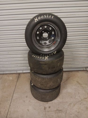 Find 4 HOOSIER TIRES 22.5x7.2x13 ROAD RACING ON ALLIED RACING 4X4.5 ...