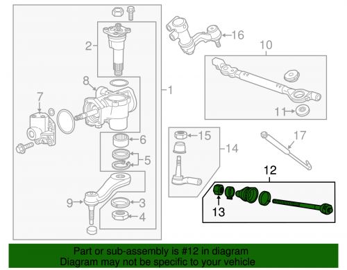 Find Genuine GM Steering Linkage Inner Tie Rod Kit 19256660 in , for US ...
