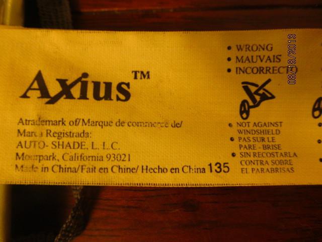 Find Axius Jumbo Folded Reflective Sunshade 66 X 28 Inches in Palm ...