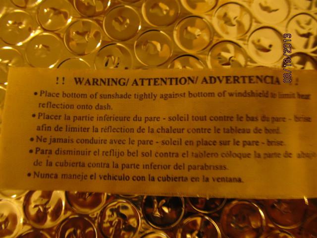 Find Axius Jumbo Folded Reflective Sunshade 66 X 28 Inches in Palm ...