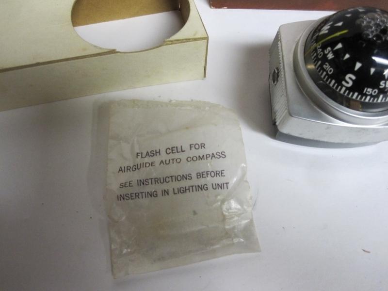 Find VINTAGE AIRGUIDE NOMAD AUTO COMPASS SELF ILLUMINATED DELUXE NO. 79 ...