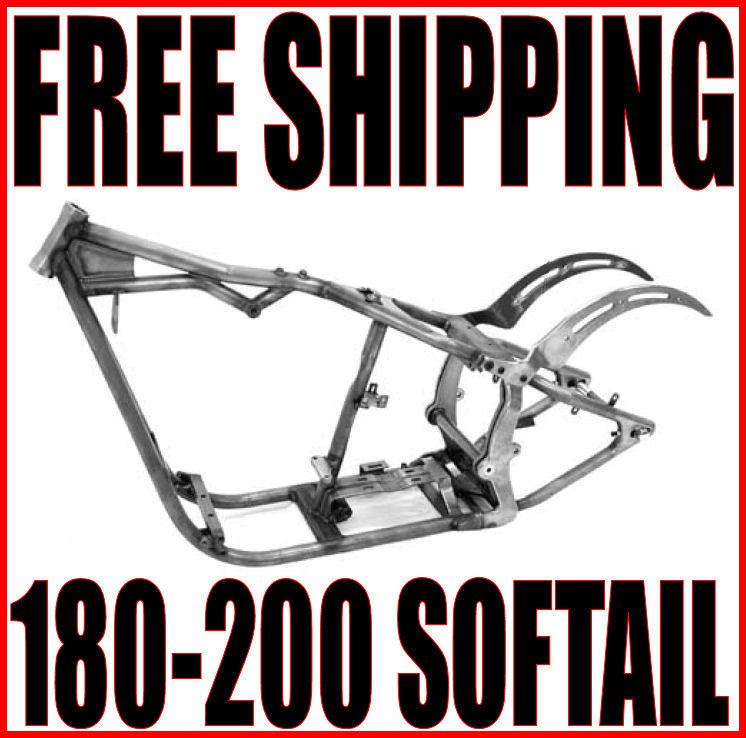 Buy KRAFT TECH RIGID 180/200 FRAME HARLEY CHOPPER BOBBER SHOVELHEAD PAN ...
