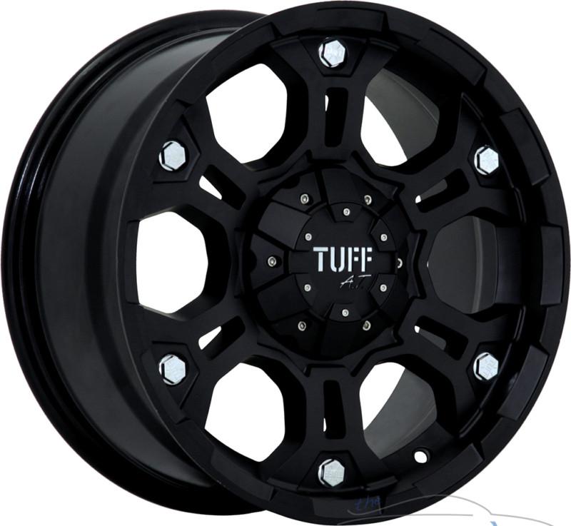 Sell 17x8 Tuff T03 5x114.3 5x4.5 5x127 5x5 +20mm Matte Black Rims ...