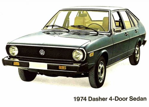 Sell 1974 VOLKSWAGEN DASHER 4-DOOR SEDAN BROCHURE -VW DASHER 4-DOOR ...