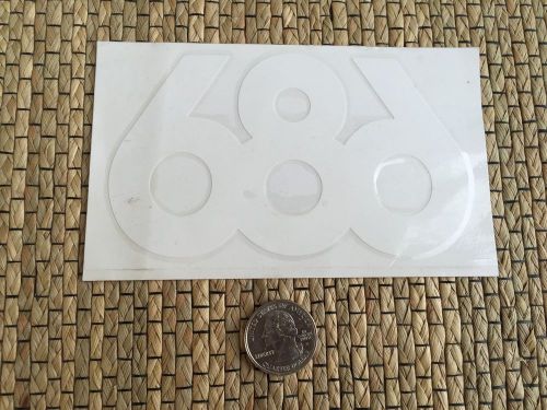Sell 686 White Sticker CA Snowboard Window Car Vinyl Decal Vintage in ...