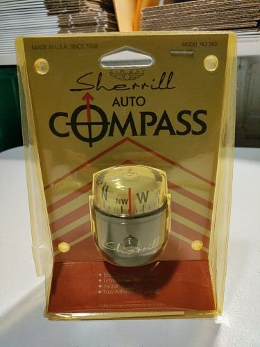 Sell Made In USA,NOS Sherrill Auto Compass No 592 Black in Euclid, Ohio ...