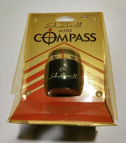 Sell Made In USA,NOS Sherrill Auto Compass No 592 Black in Euclid, Ohio ...