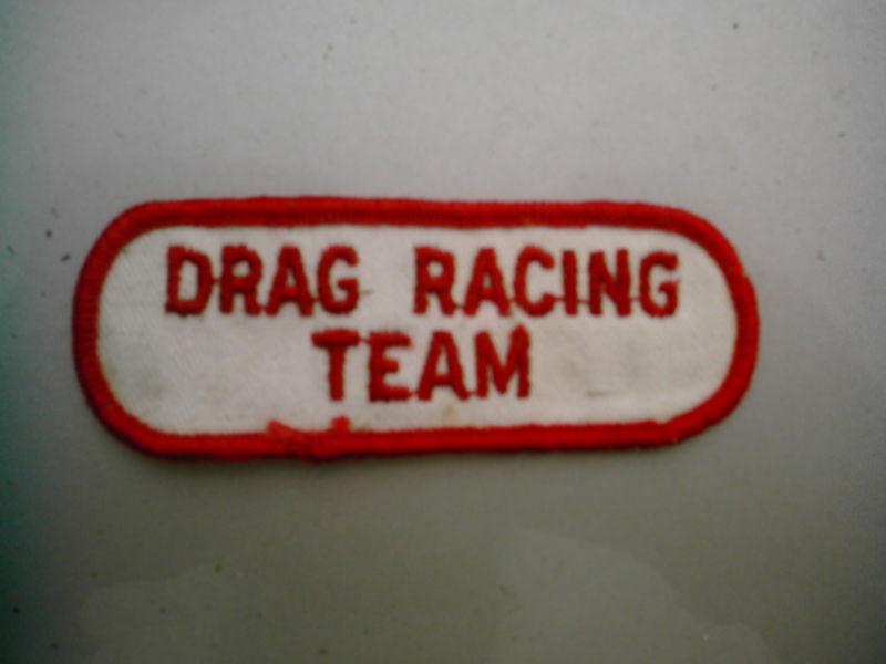Sell ORIGINAL & RARE 1950's 1960's " DRAG RACING TEAM " PATCH.... in ...