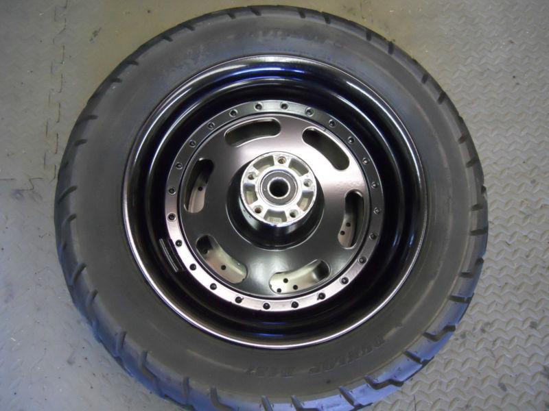 Sell HARLEY DAVIDSON OEM 2008 DYNA FXDF FATBOB REAR WHEEL AND TIRE WITH ...