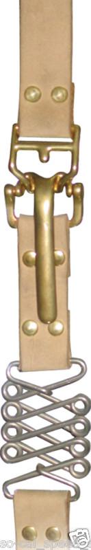 Sell BRASS & LEATHER HOOD STRAP KIT HOT RAT ROD VTG STYLE RACING ...