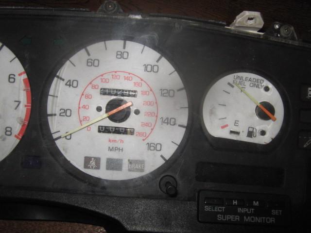 Purchase 86-88 TOYOTA SUPRA SPEEDOMETER CLUSTER 160 MPH WHITEFACE WITH ...