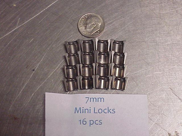 Purchase 16 Del West 7MM Titanium MINI Valve Top Locks NASCAR VW BMW ...