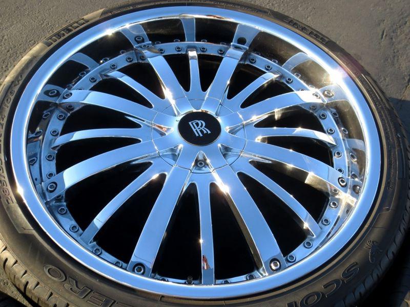 Purchase 24" Rolls Royce Phantom chrome Giovanna Gello GG wheels 22 21 ...