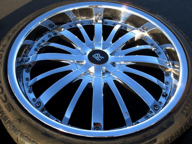 Purchase 24" Rolls Royce Phantom chrome Giovanna Gello GG wheels 22 21 ...