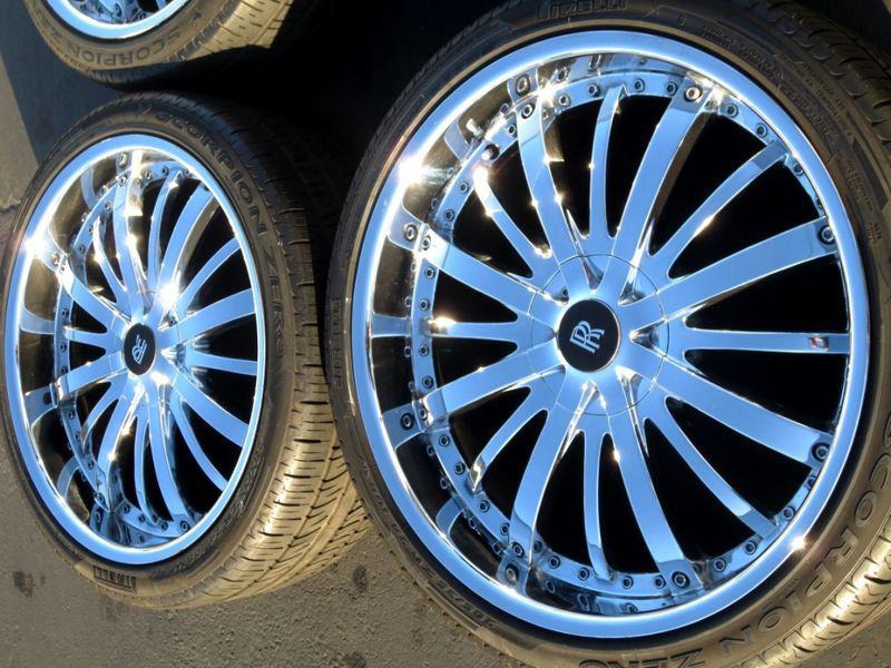 Purchase 24" Rolls Royce Phantom chrome Giovanna Gello GG wheels 22 21 ...
