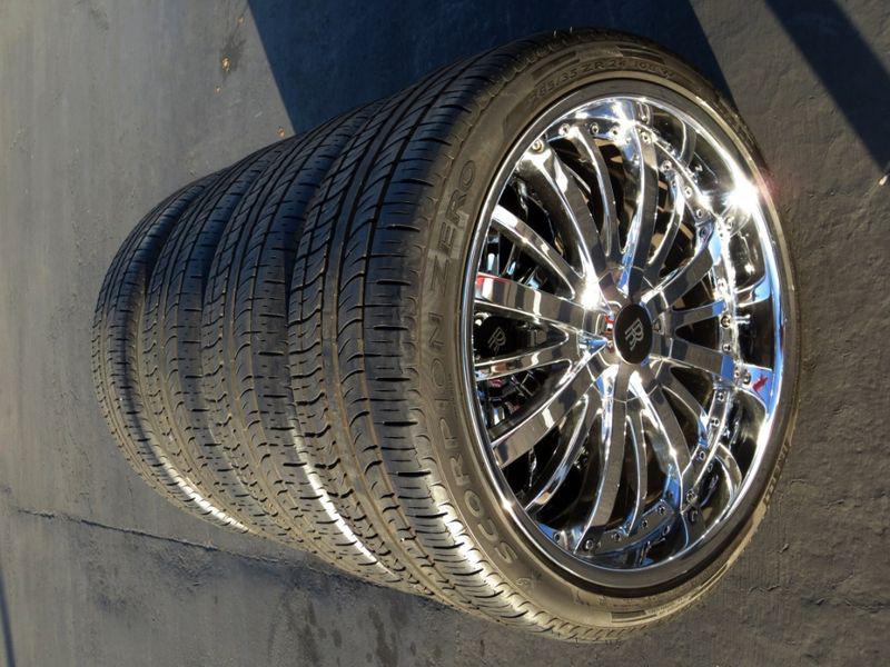 Purchase 24" Rolls Royce Phantom chrome Giovanna Gello GG wheels 22 21 ...