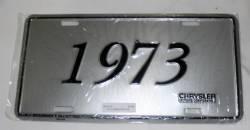 Purchase NEW Mopar 1973 Model Year License Plate in Coon Valley ...