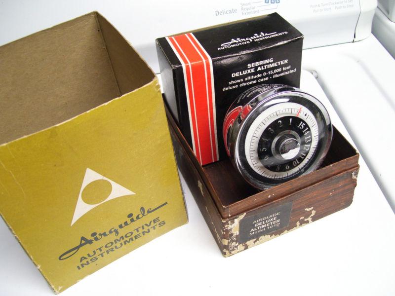 Purchase Vintage nos 60s AIRGUIDE ALTIMETER dash gauge rat rod ...