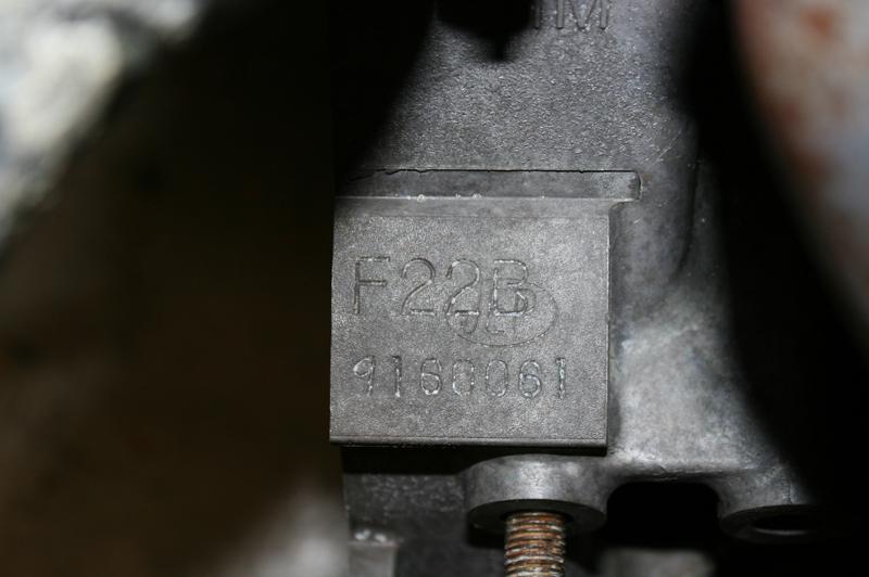 Purchase 94-97 Honda Accord 4 Cylinder 2.2 F22B Long Block Engine LOW ...