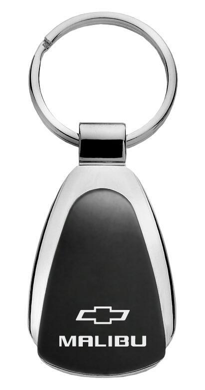 Purchase Chevy Chevrolet Malibu Black Tear Drop Key Chain Ring Tag Logo ...