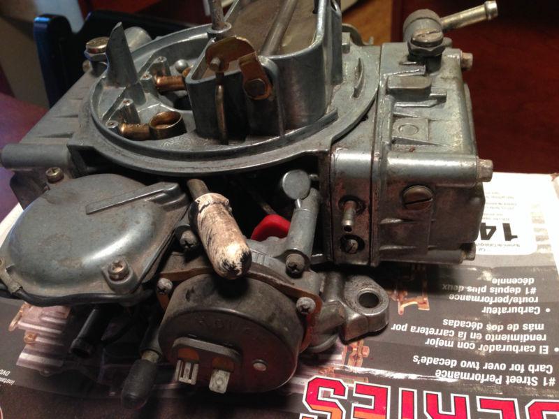 Buy Holley 600 CFM Carburetor Elec. Choke-80457-2 VACUUM SECONDARYS in ...
