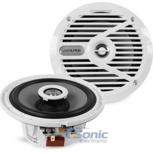 Buy Alpine SPS-M601W 110W 6.5" 2-Way Type-S Marine Coaxial Stereo Boat ...