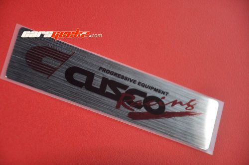 Buy Cusco Racing Progresive Equipment Chrome Sticker Silver Brush ...