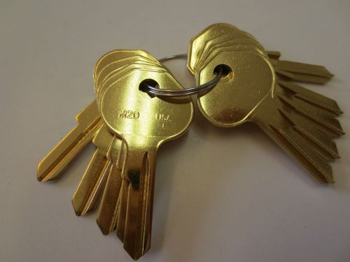 Buy Lot 10 pc M20 Key Blanks /For Master Padlock /M20 1092-6000 Key ...