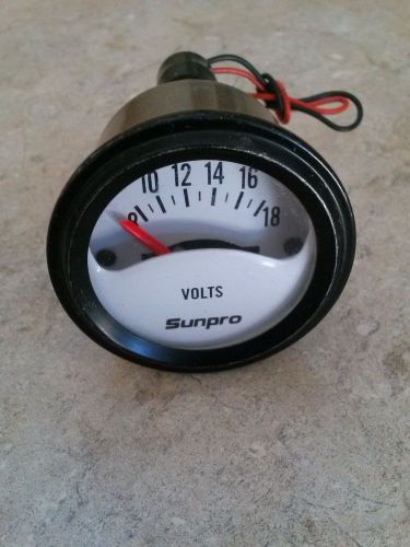 Buy Sunpro Volts Gauge ( White Dial Face ) " New See Details " in San ...