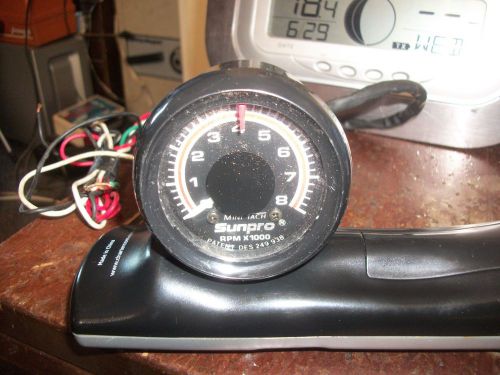 Buy Sunpro Mini Super Tach 2 5/8in. - Black Face & Black Bezel 0 ...