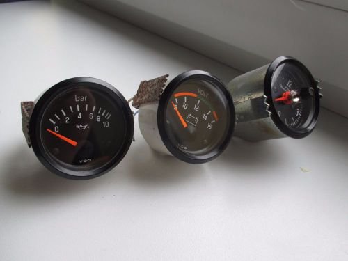 Buy PORSCHE 924 GAUGE SET clock, voltmeter, oil pressure VDO in Vievis, LT, Lithuania, for US ...