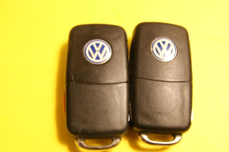 Buy LOT OF 2 VW FLIP KEY KEYLESS REMOTES NBG735868T in Chadds Ford ...