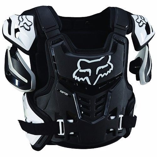 Buy 2016 FOX RACING RAPTOR CE BLACK AND WHITE ADULT CHEST PROTECTOR L ...
