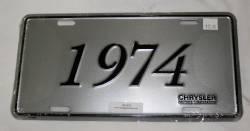 Buy NEW Mopar 1974 Model Year License Plate in Coon Valley, Wisconsin ...