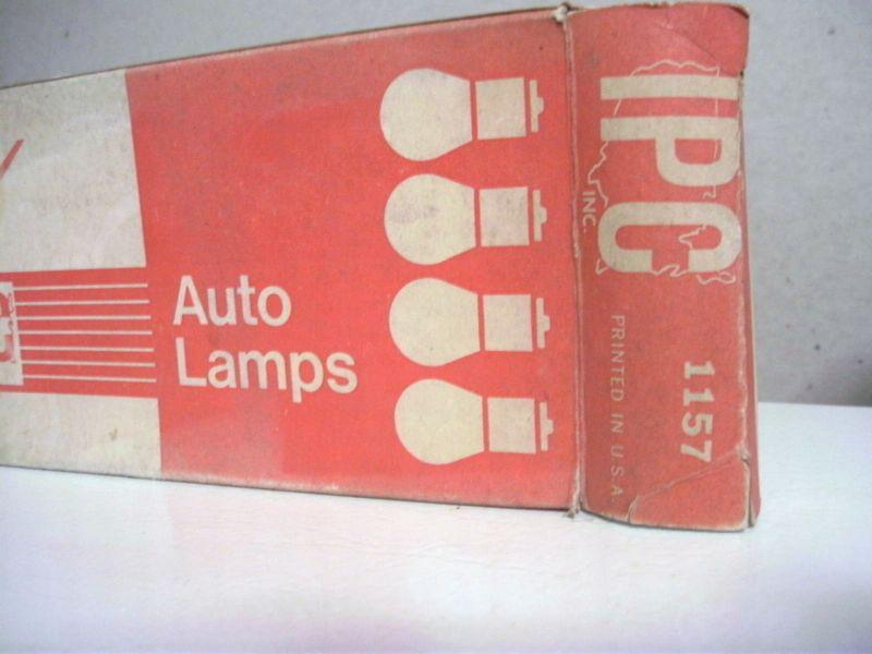 Buy VINTAGE IPC AUTO LIGHT BULBS 1157 "BOX OF TEN NEW OLD STOCK" in ...