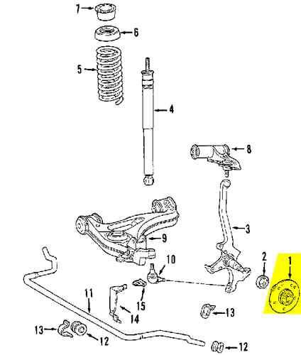 Buy CHRYSLER 5099235AA GENUINE OEM FACTORY ORIGINAL FRONT HUB & BEARING ...