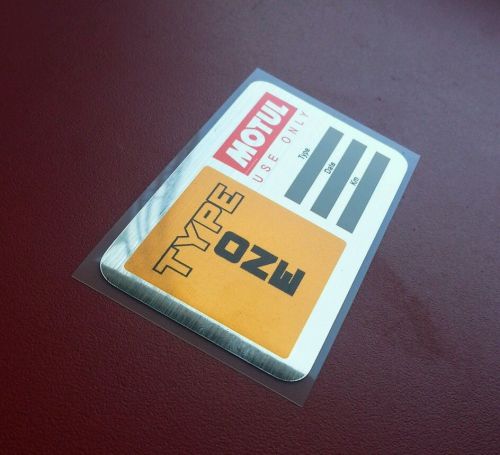 Find Type ONE MOTUL Chrome Sticker Silver Brush decals in kuala lumpur ...