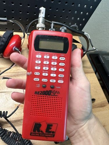 Find (D) Racing Electronics Alpha RE 2000 Scanner 2 Headsets And ...