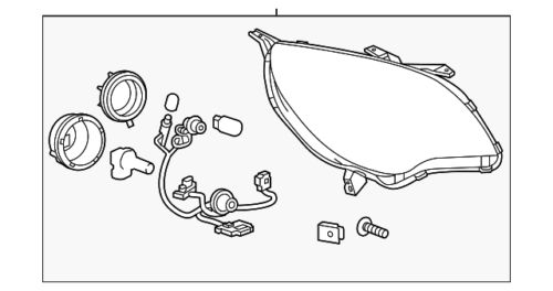 Find Genuine GM Driver Side Headlamp Assembly 23308253 in , for US $306.16