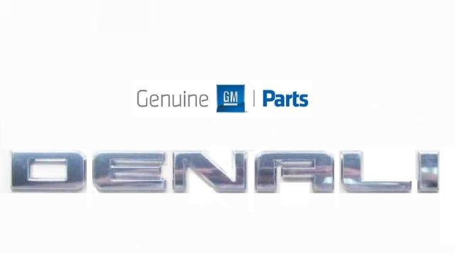 Find 2011 2012 2013 GMC Acadia Chrome Denali Door Emblem Nameplate New ...