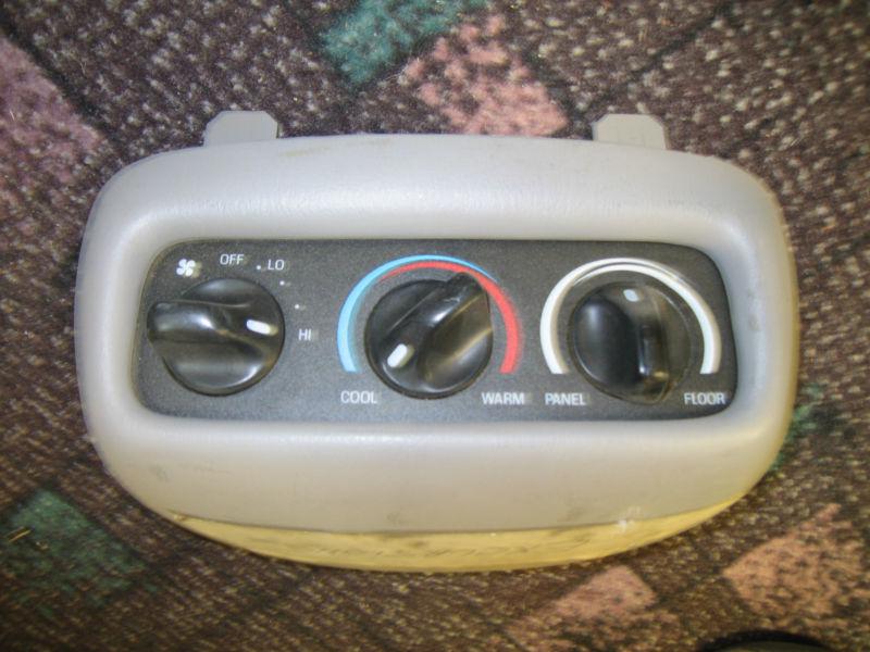 Find excursion rear overhead console with ac controls. take out, grey ...