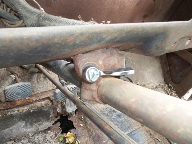 Sell 39 BUICK STEERING COLUMN DASH DROP BRACKET LOCK CLAMP MOUNT ...