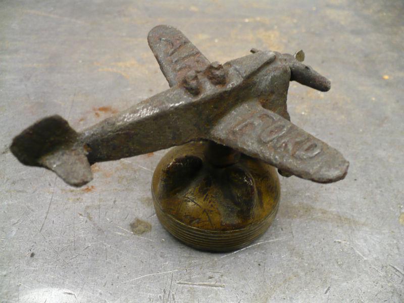 Sell Vintage Model T Ford Script Air Ford Radiator Cap Mascot Model A ...