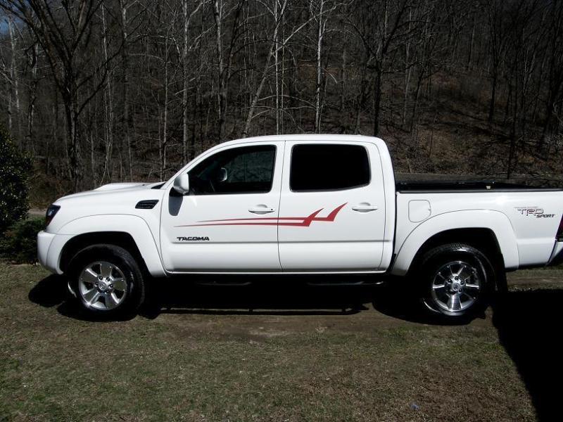 Sell Toyota Tacoma Prerunner Tundra Side Decals Stripes Graphics Double ...