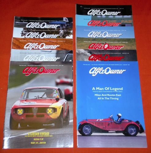 Sell Alfa Romeo Owners Club Magazines, 1991 in Aniwa, Wisconsin, United ...