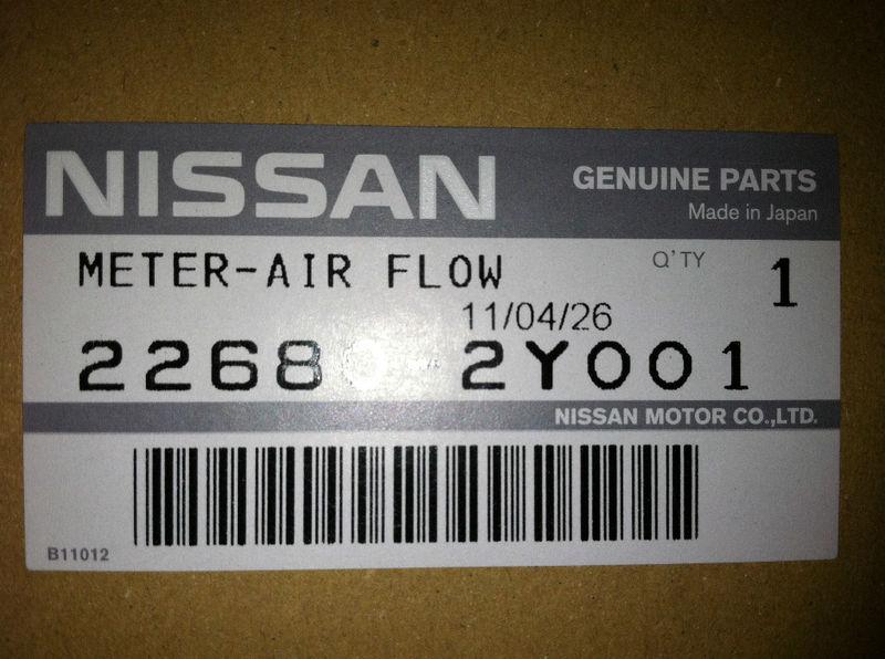 Sell NEW OEM INFINITY MAF MASS AIR FLOW METER/SENSOR FOR I30 G20 in ...