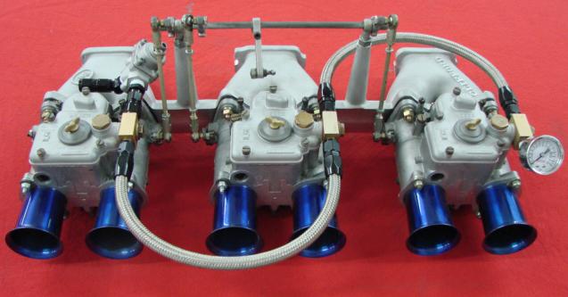 Sell 250 292 Inline Six Chevy Triple Weber DCOE 45 #9 Made in Italy ...