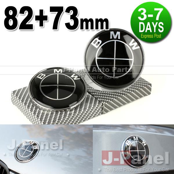 Sell BMW E82 E88 E92 E93 BLACK SERIES EMBLEM BADGE FRONT REAR HOOD ...